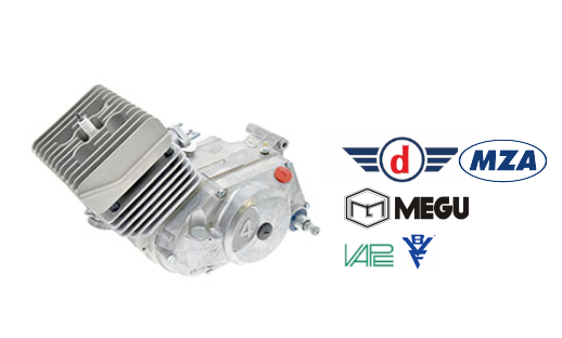Motor lackiert 4-Gang SR50 50ccm NPC VAPE BVF | Motoren SR50, SD50 ...
