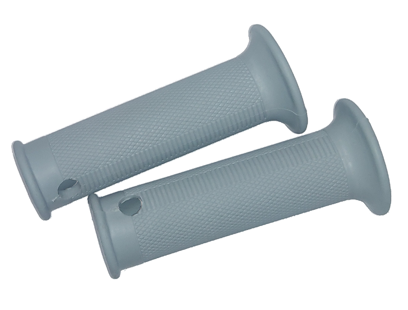 Griffgummi gelocht im Satz Schwalbe grau | Griffgummis | Lenker | Simson | Dumcke.de