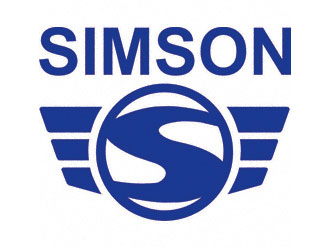 Klebefolie SIMSON-LOGO blau 300mm breit | Aufkleber | Aufkleber ...